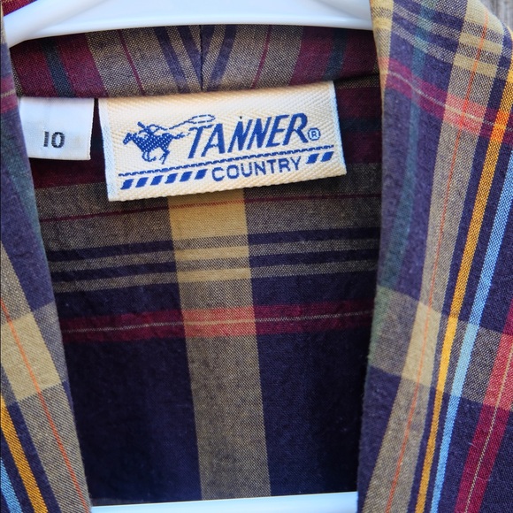 tanner | Jackets & Coats | Vintage Tanner Plaid Blazer With Shoulder ...